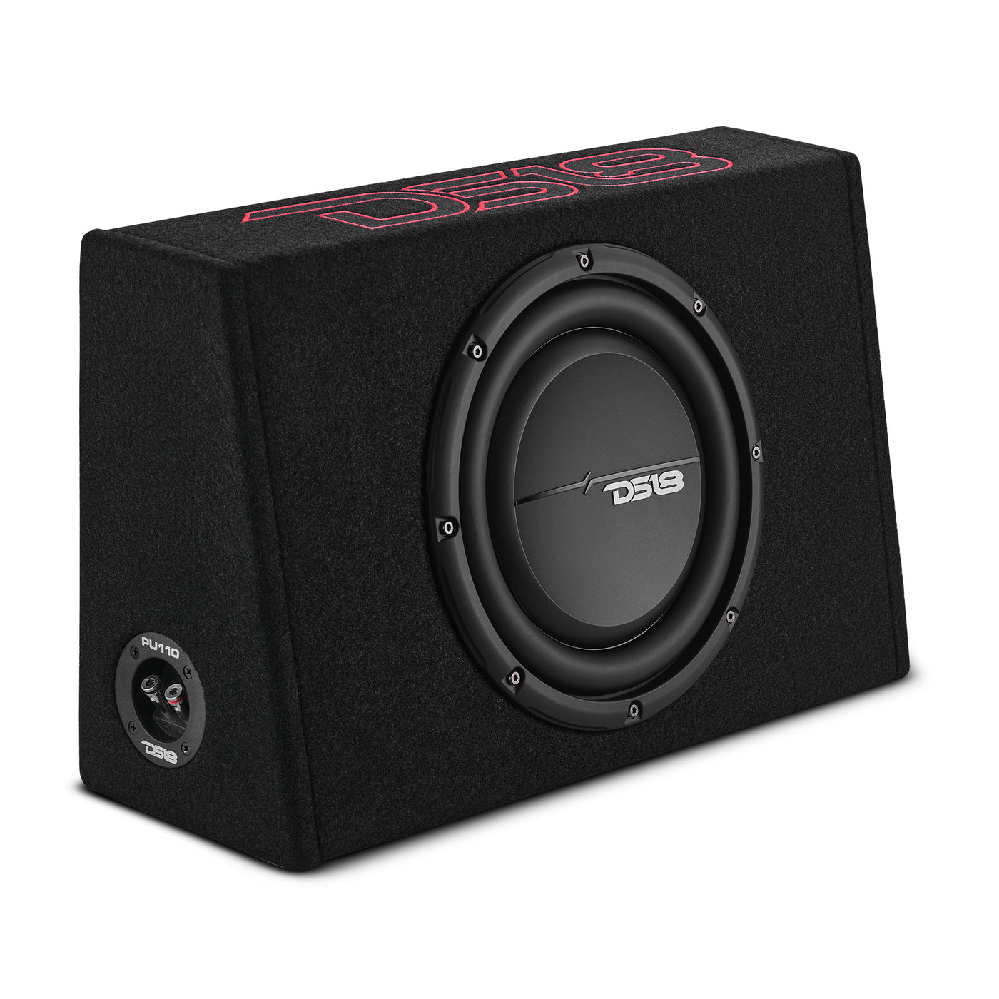 DS18 10” Shallow Subwoofer Enclosure for Pickup Trucks