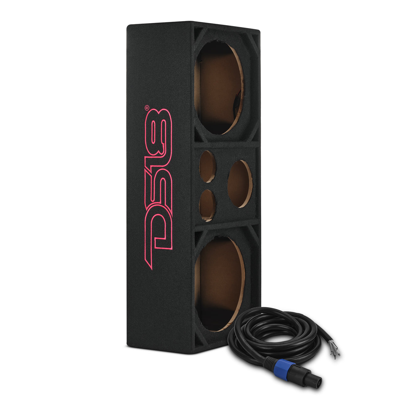 DS18 Dual 12” + Dual 4” Tweeter + 2” Driver Ported Voceteo Empty ...