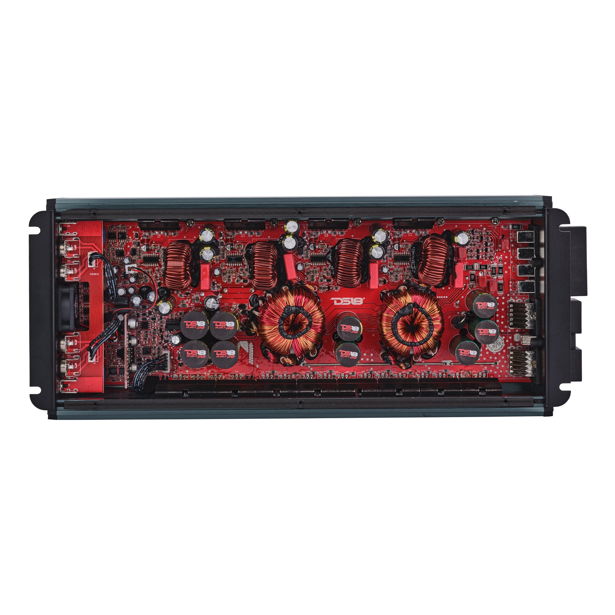 DS18 FRP Compact 4-Channel Full-Range Class-D Amplifier | 4000W RMS