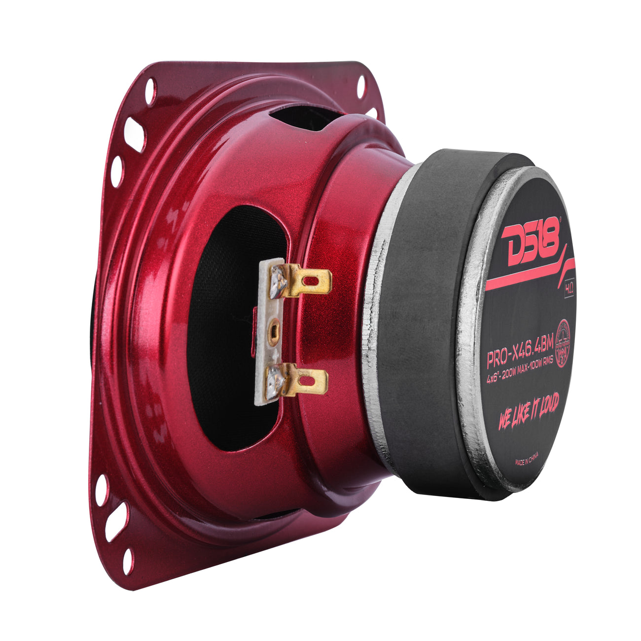 DS18 PRO-X 4x6” Mid-Range Loudspeaker with Bullet | 100W RMS 4-Ohm
