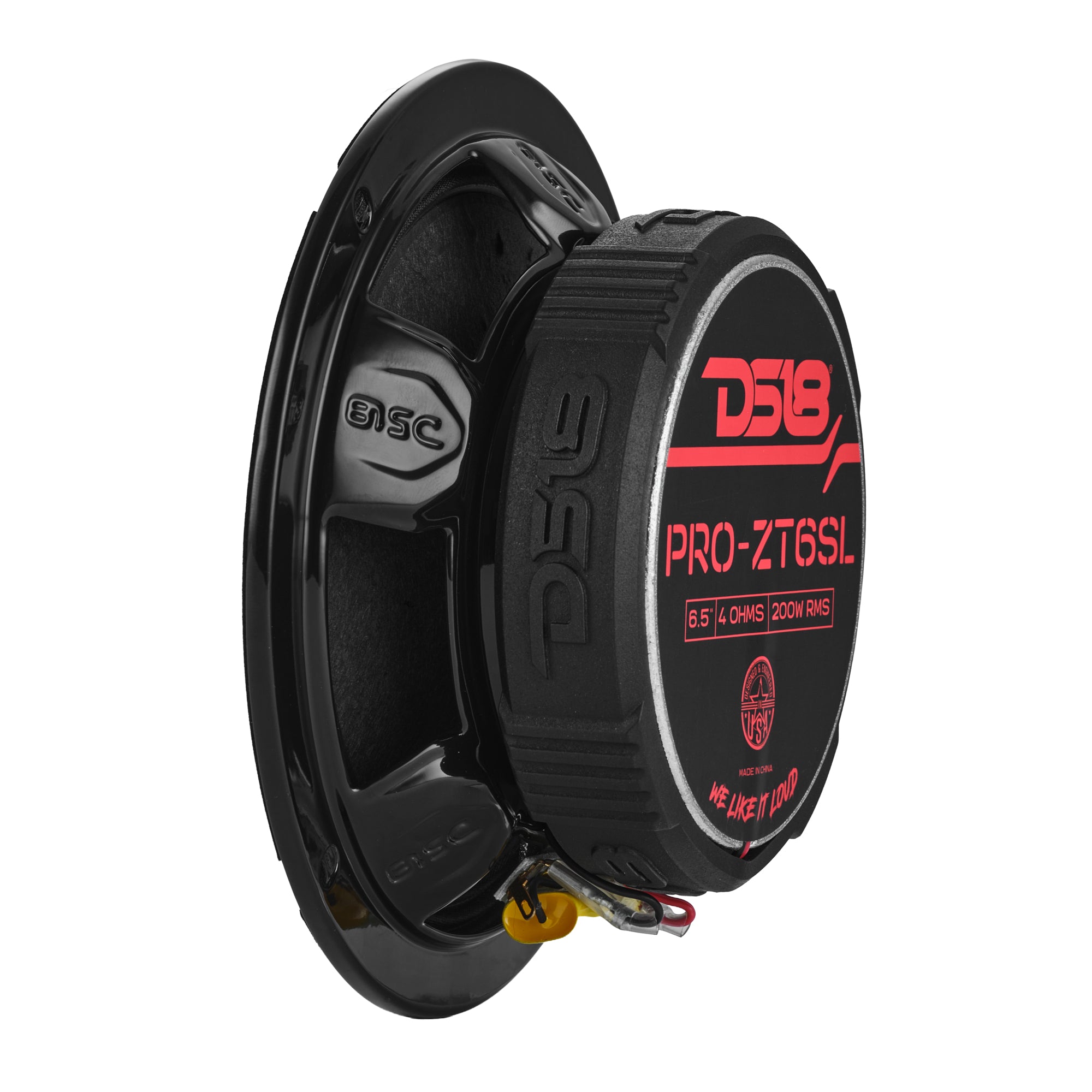 DS18 6.5” Ultra Slim 2-Way Mid-Range with Built-In Bullet Tweeter ...
