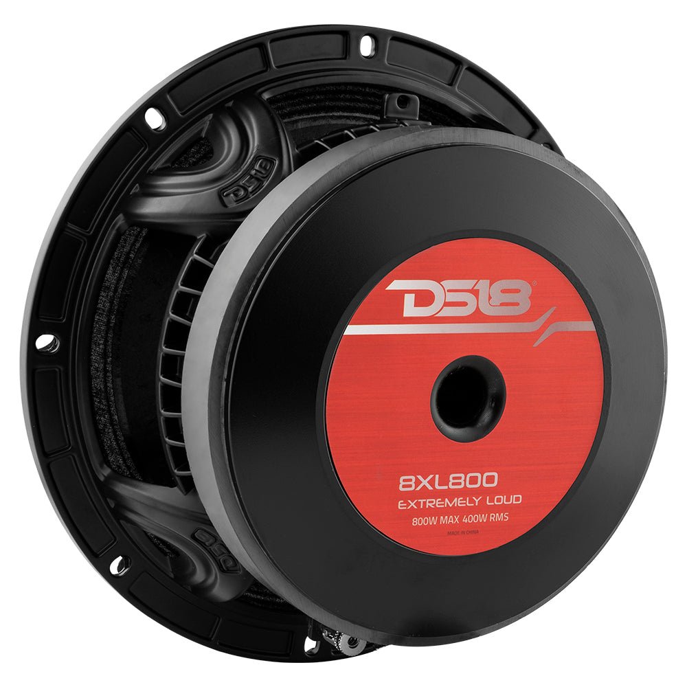 DS18 XL 8" Mid-Range Car Audio Loudspeaker 400 Watts Rms 8-Ohm