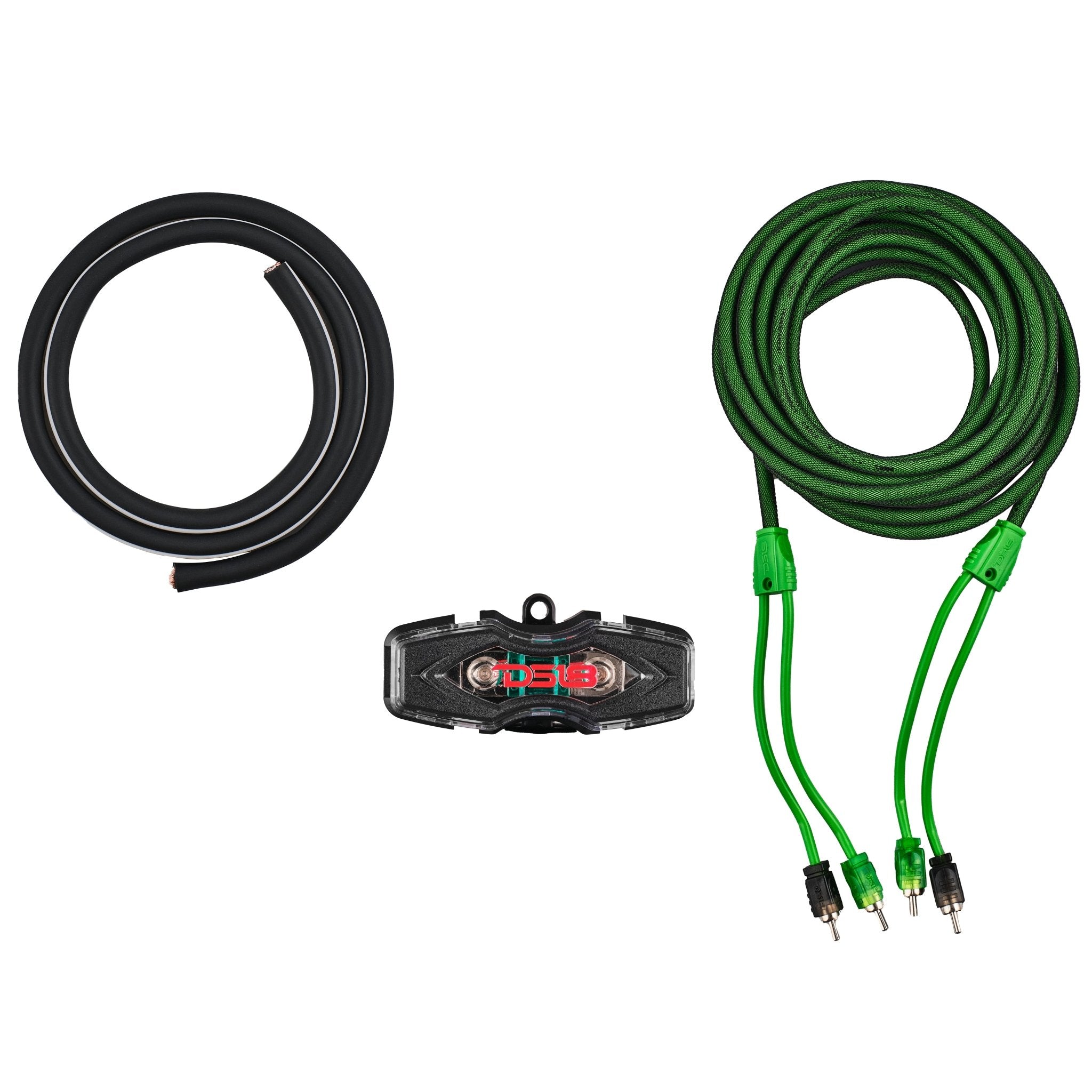 DS18 4-GA Amplifier Installation Kit -Green
