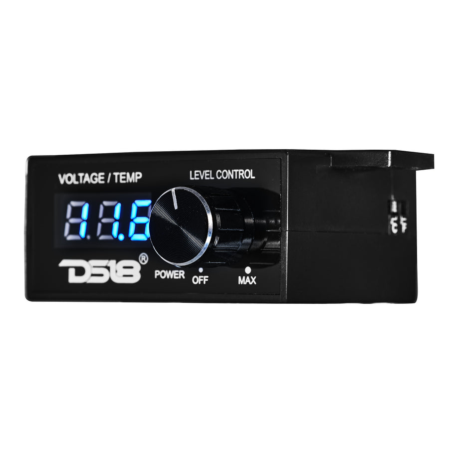 DS18 BKVTR Bass knob With Volt Meter and Temperature Display