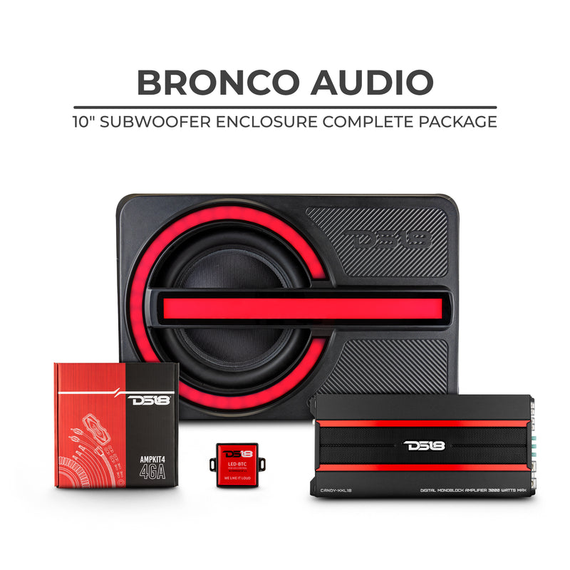 Ford Bronco 6th Gen BRO-BASS Package 12” Subwoofer Enclosure Complete
