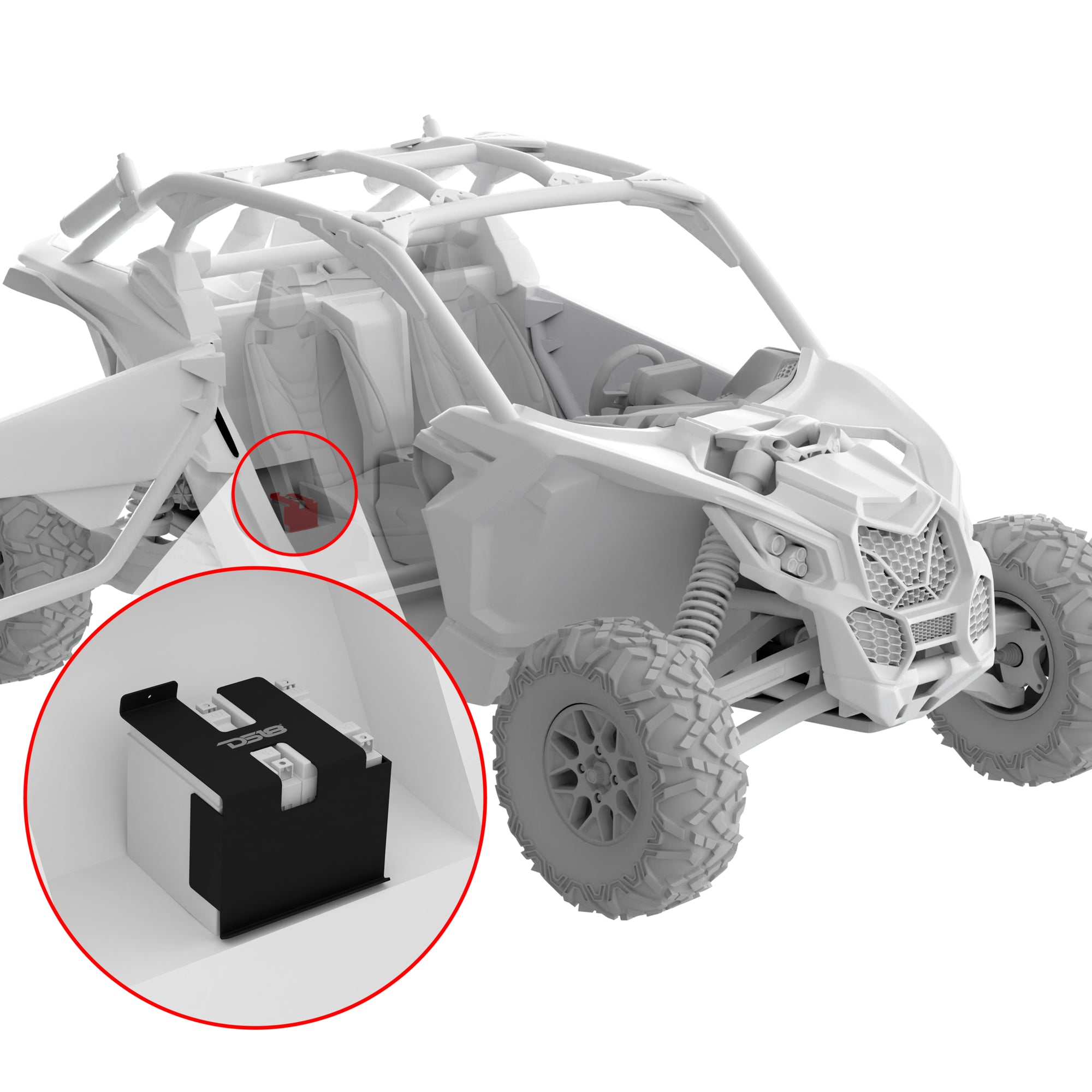 DS18 Can-am Maverick X3 Dual Battery Upgrade