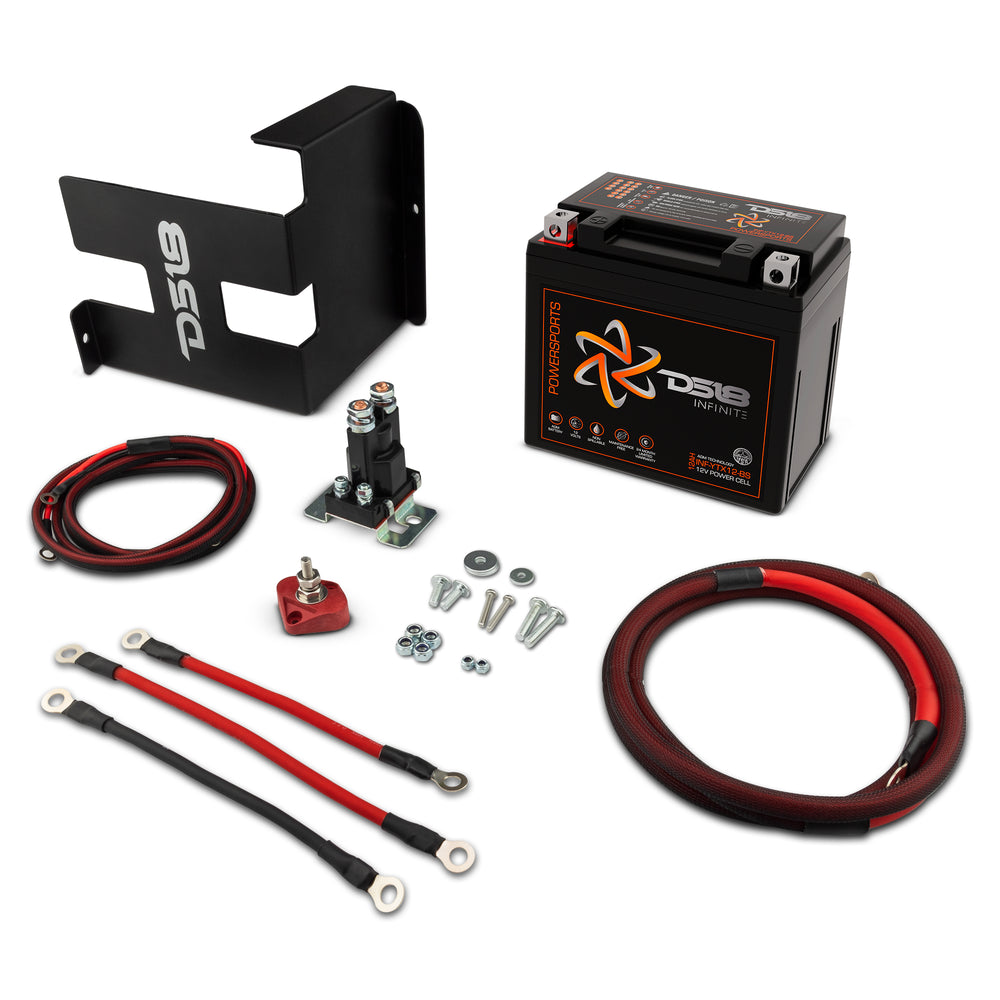 DS18 Can-am Maverick X3 Second Battery Upgrade Kit with Battery