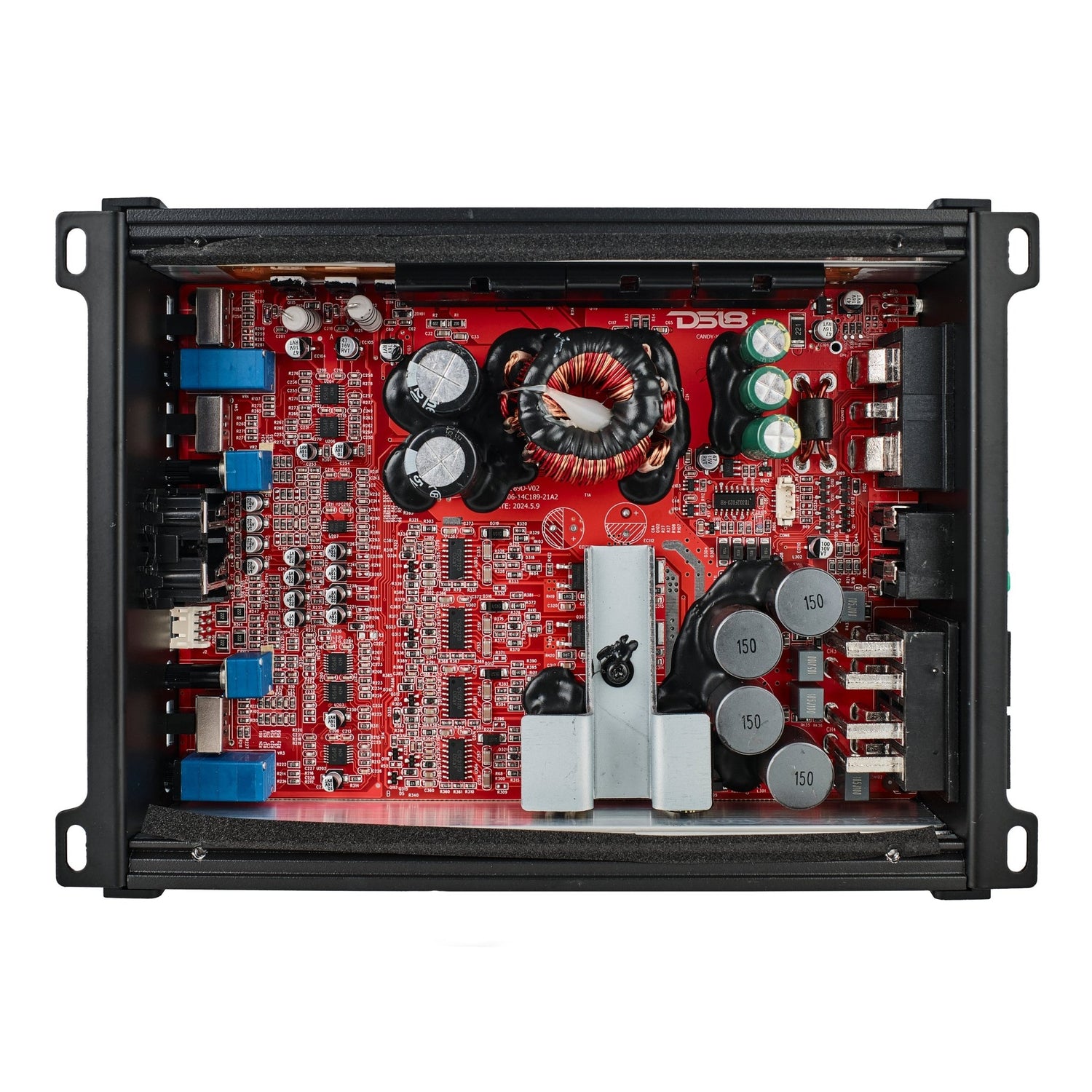 DS18 CANDY-X4B Compact Full Range Class D 4 Channel Audio power ...