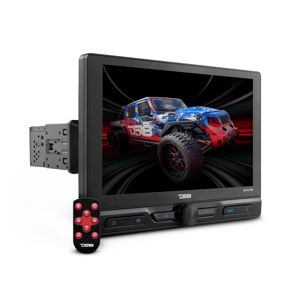 10.5" Floating Adjustable Modular Touchscreen Mechless Single-DIN Head