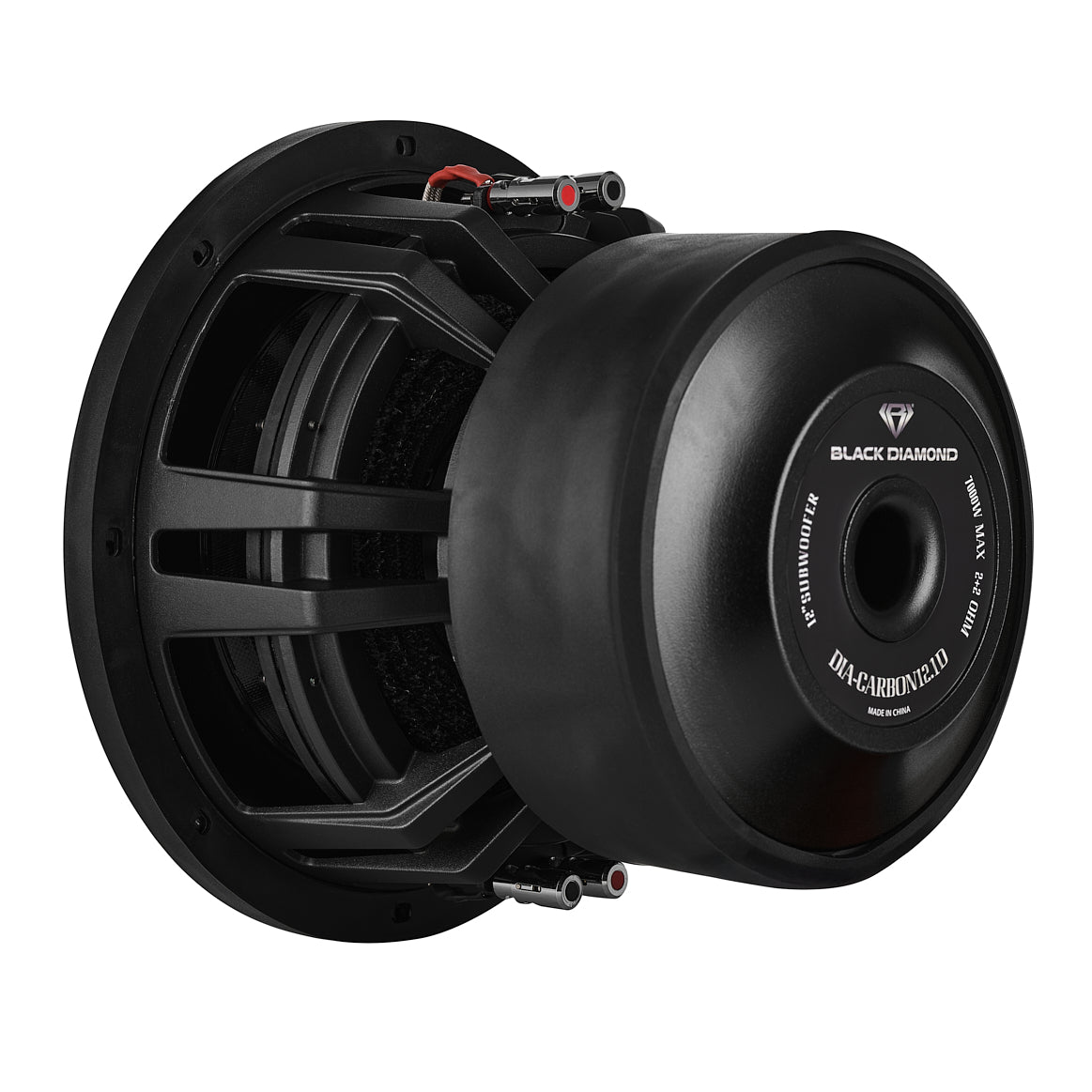 Black Diamond 12" High Excursion Subwoofer with Carbon Fiber Cone | 35