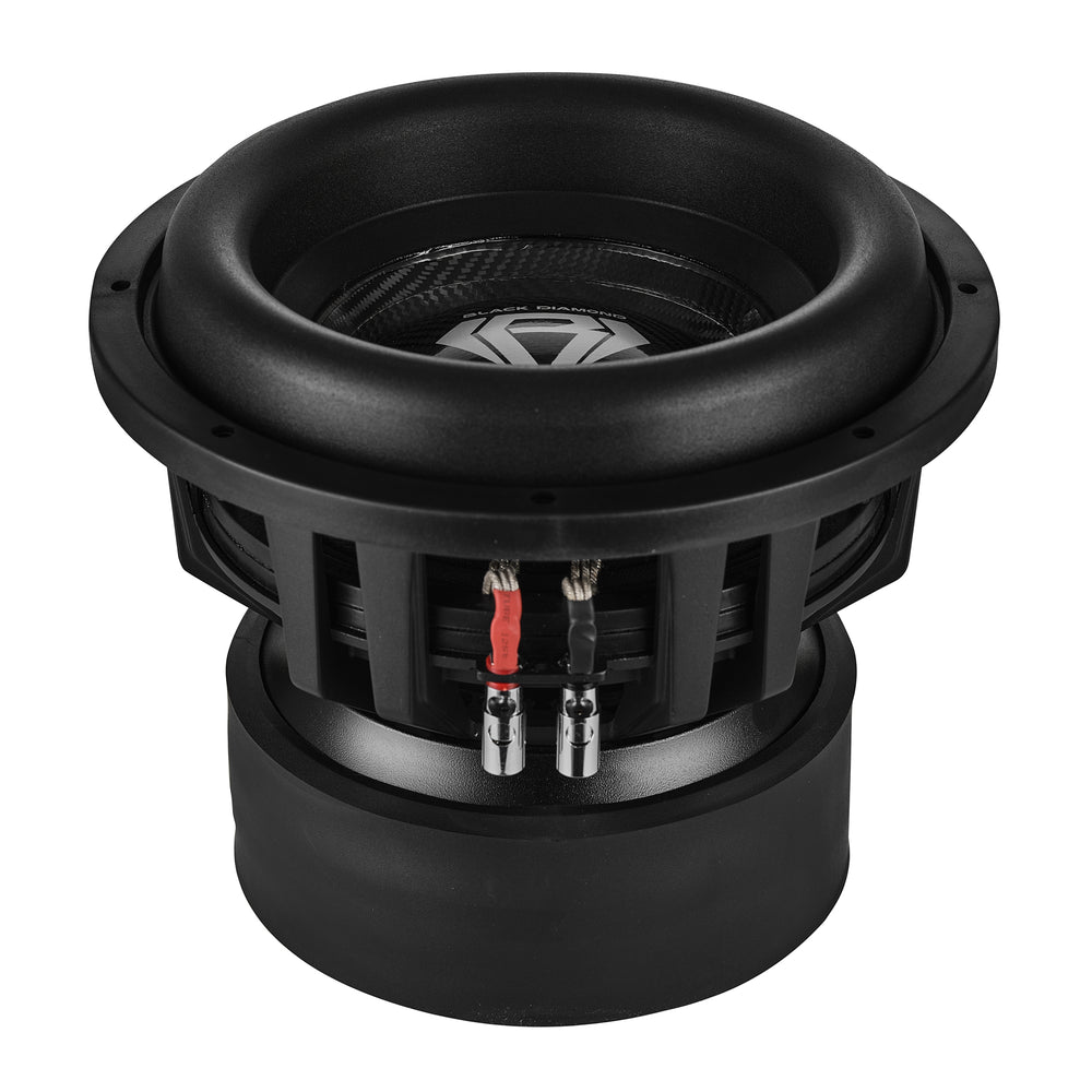 Black Diamond 12" High Excursion Subwoofer with Carbon Fiber Cone | 35