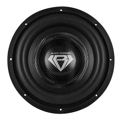 Black Diamond 12" High Excursion Subwoofer with Carbon Fiber Cone | 35