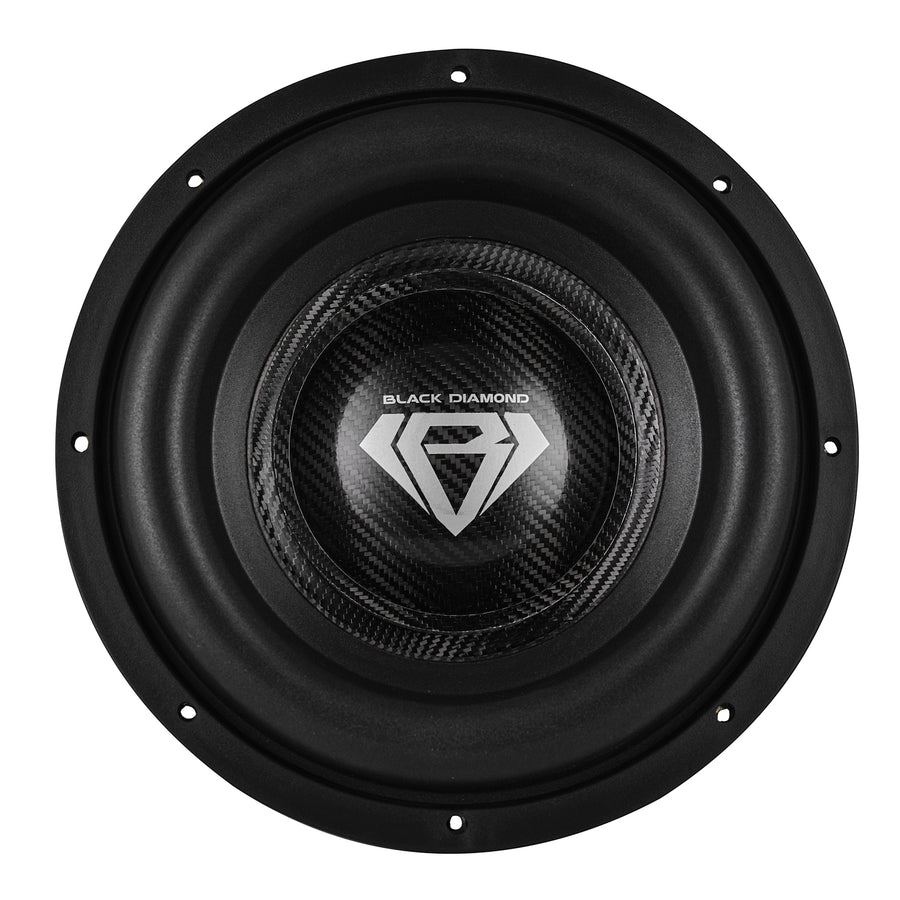 Black Diamond 12" High Excursion Subwoofer with Carbon Fiber Cone | 35