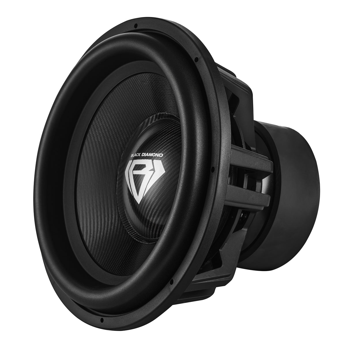 Black Diamond 18" High Excursion Subwoofer with Carbon Fiber Cone | 35