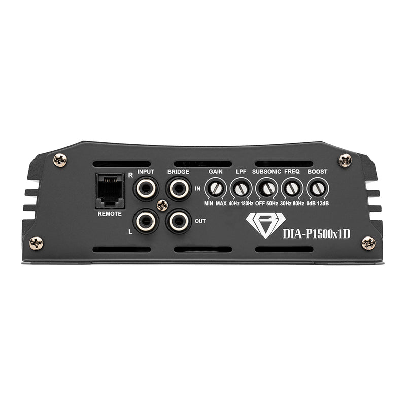 Black Diamond 1-Channel Class D Monoblock Amplifier | 1500W RMS at 1-O