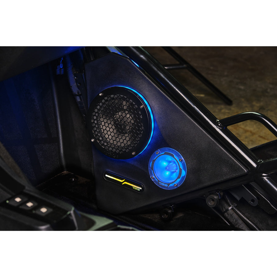Polaris Slingshot Front Kick Empty Panel Pods With Digital LED Lights