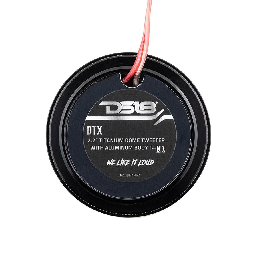 2.2" Dome Neodymium Tweeter with Aluminum Body 30 Watts 1" Titanium 4-