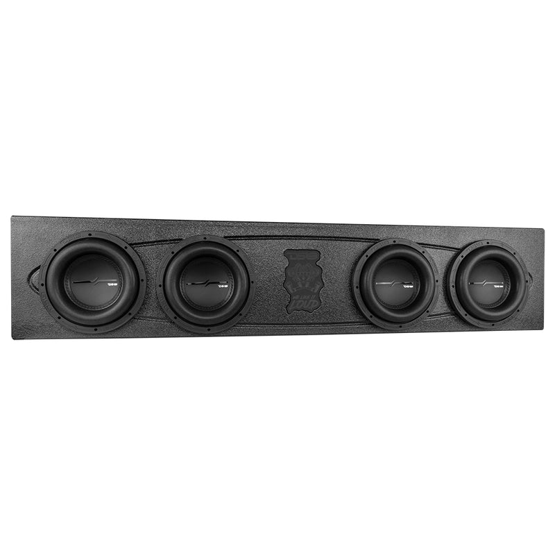 Quad 8" Ported Subwoofer Enclosure For CHEVY Silverado and GMC Sierra