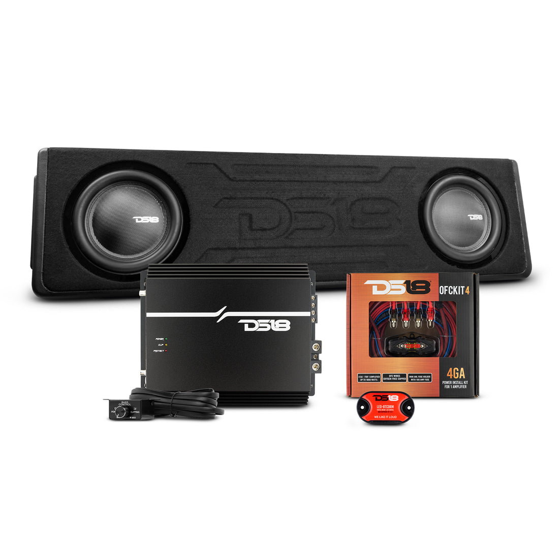 Ford F-150 2 x 10" Subwoofer Loaded Enclosure Package With Vinyl Finis