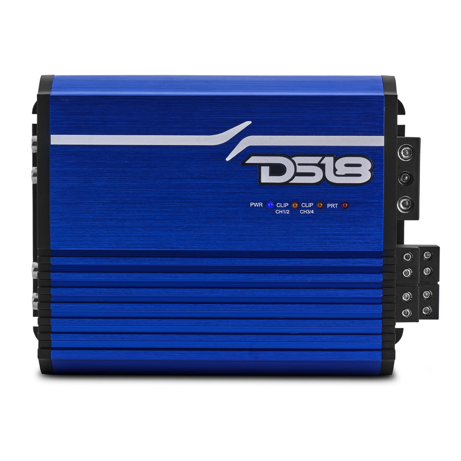 DS18 FRP Compact 4-Channel Full-Range Class-D Amplifier | 1200W RMS