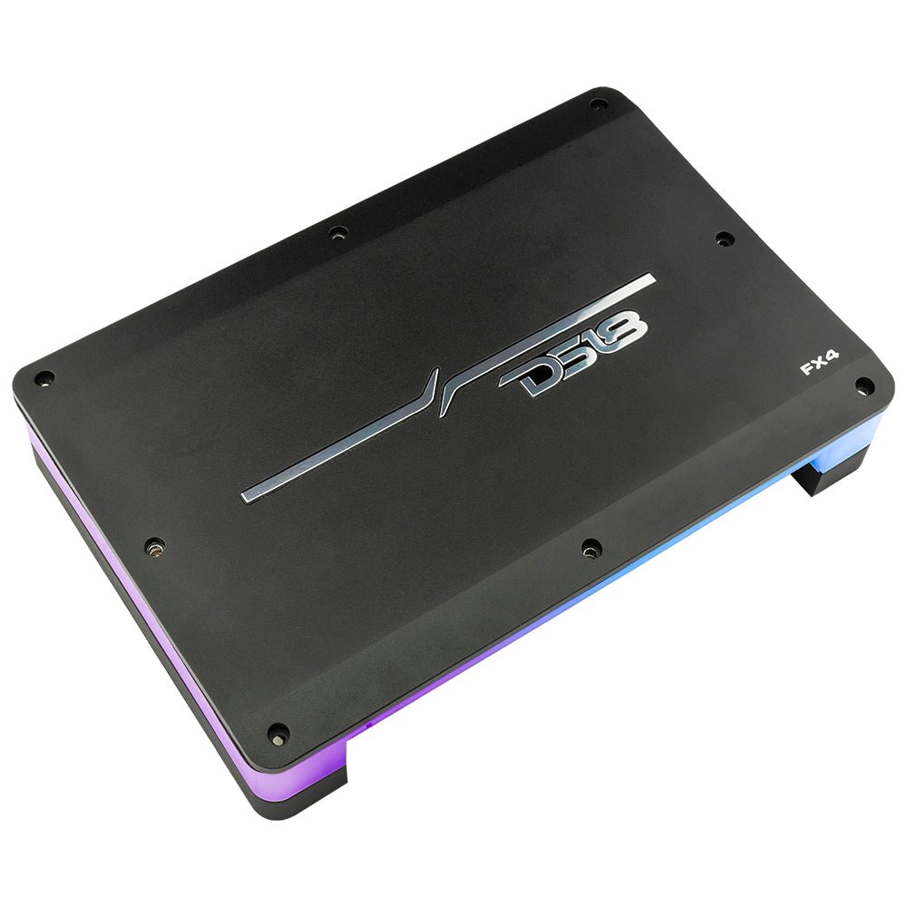 Flush Mount / Surface Mount 4 Channel Class D Amplifier With Acrylic C