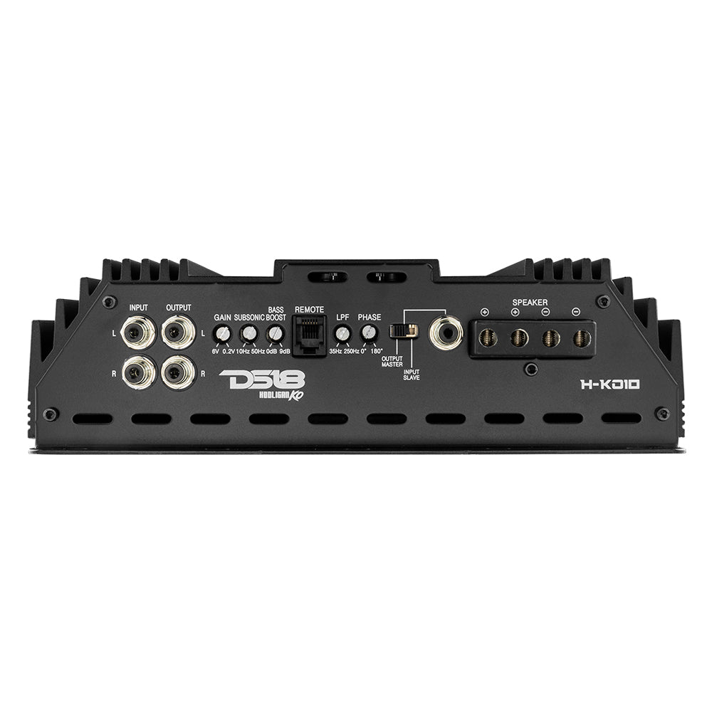 DS18 H-KO10 HOOLIGAN KO SPL Series 1-Channel Subwoofer Monoblock audio ...
