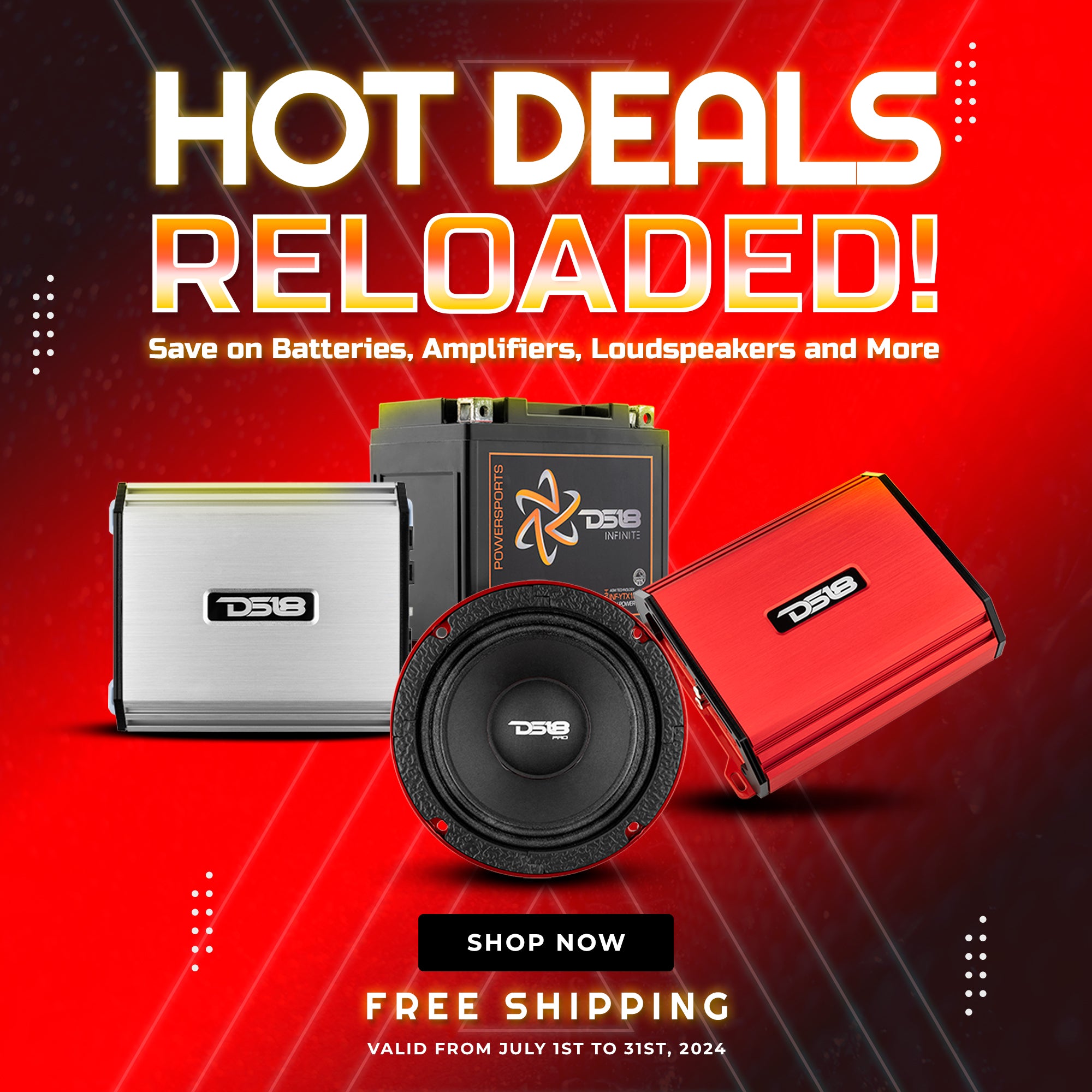 Official DS18 Pro Audio Store - Speakers, Subwoofers, Amps & More!