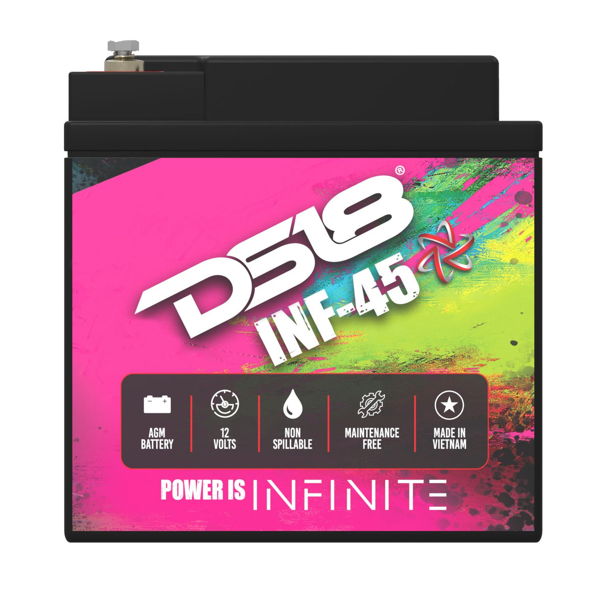 DS18 INF-45AH INFINITE 45 AH 1500 Watts AGM Power Cell 12 Volt Battery
