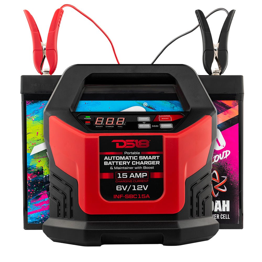 15 AMP Automatic Smart Lithium and AGM Battery Charger, Maintainer and