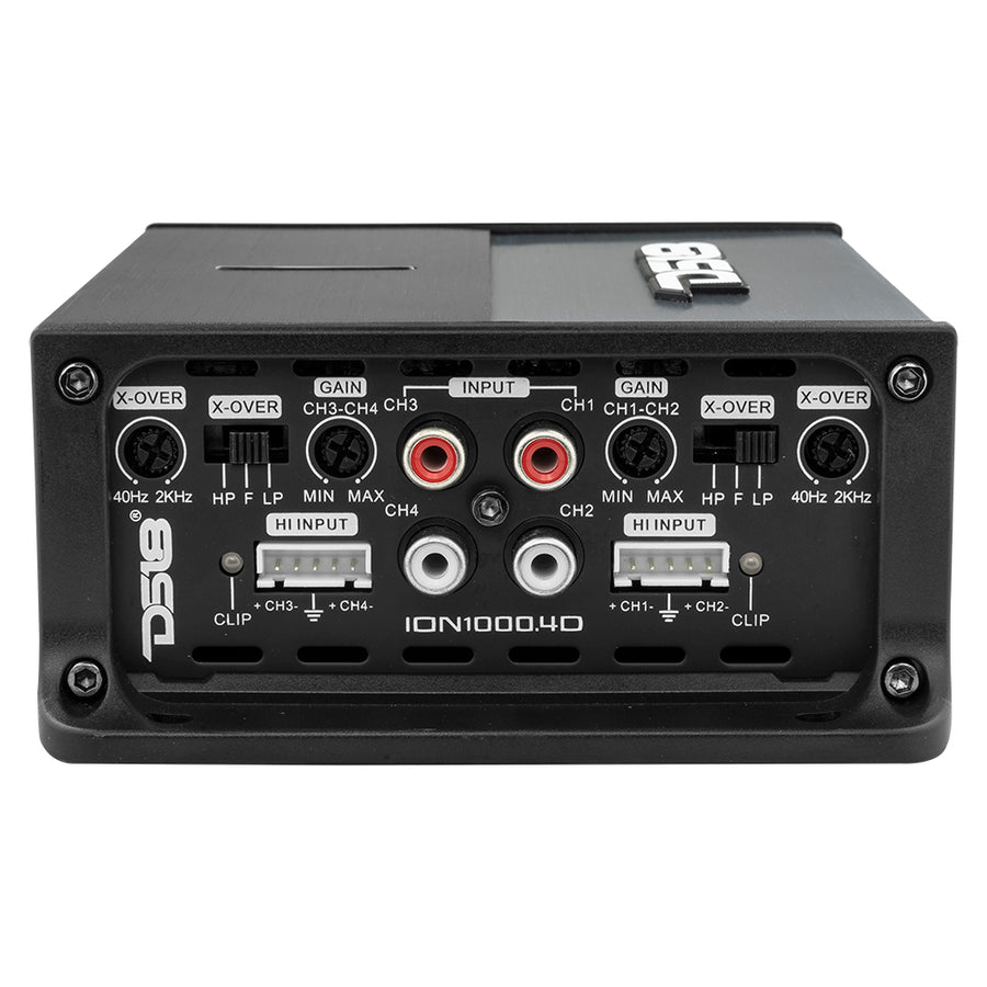 DS18 Compact Full-Range Class D 4-Channel Car Audio Amplifier