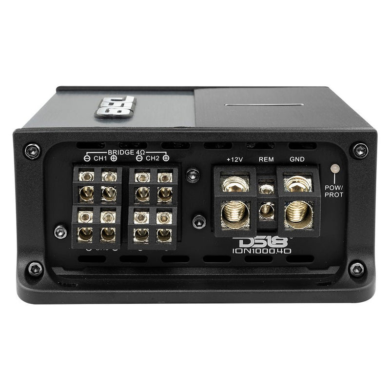 DS18 Compact Full-Range Class D 4-Channel Car Audio Amplifier