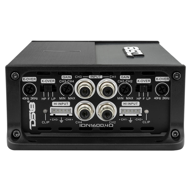 DS18 Compact Full Range 4 Channel Car Audio Amplifier