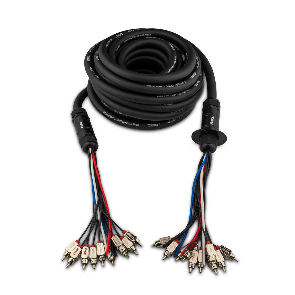Snake, Medusa 10 Channel RCA and 4 x 12GA OFC Power Wire 30 Feet