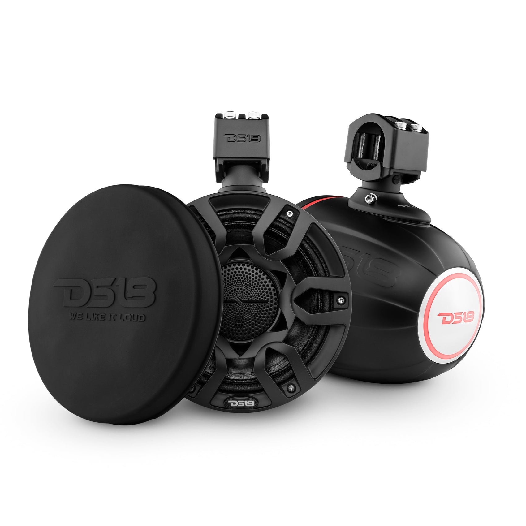 NXL 8" Compact Wakeboard Tower Speakers with Hybrid Mid-Range, Compres