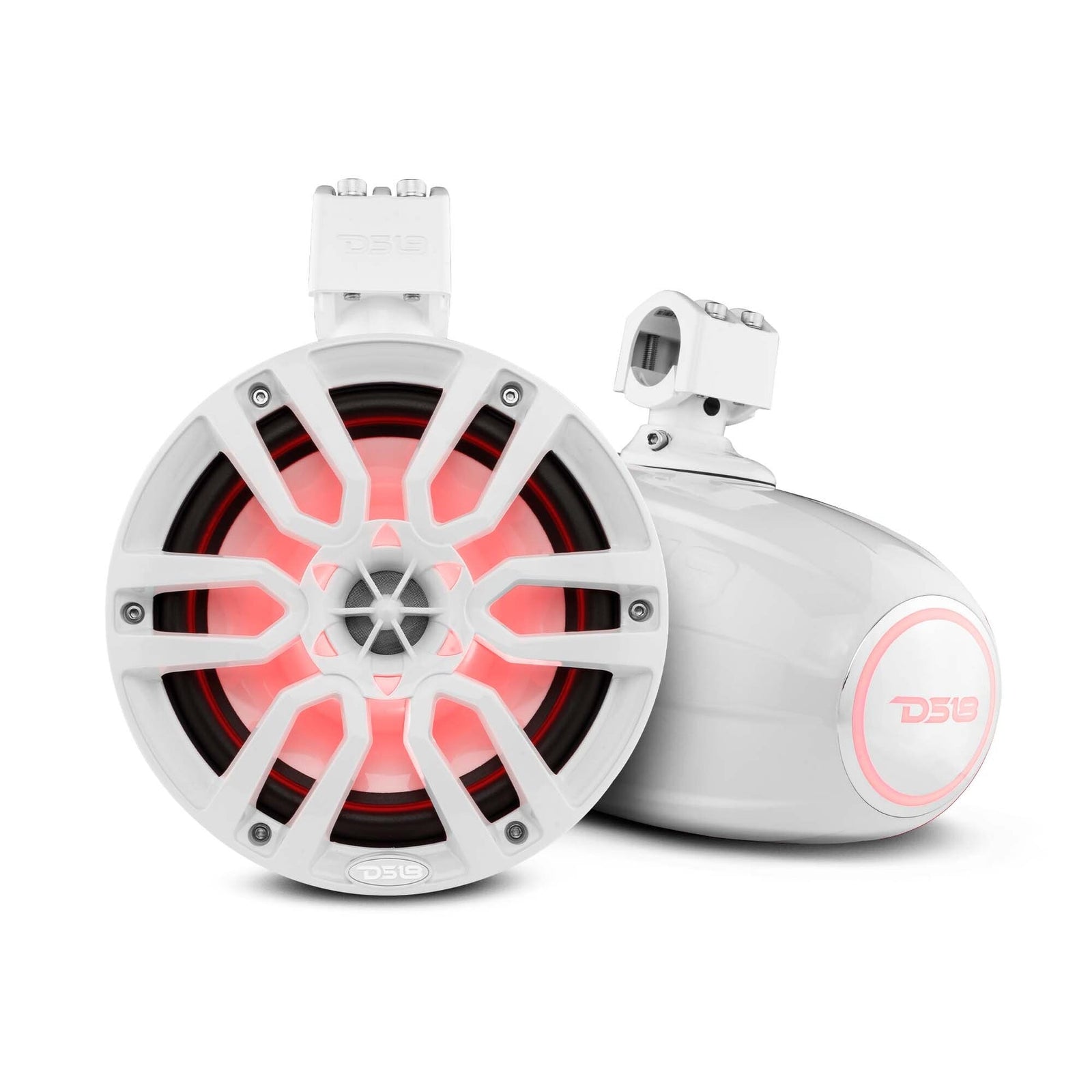 Ds18 HYDRO 8" Marine Towers with Integrated RGB LED Lights 375 Watts ...