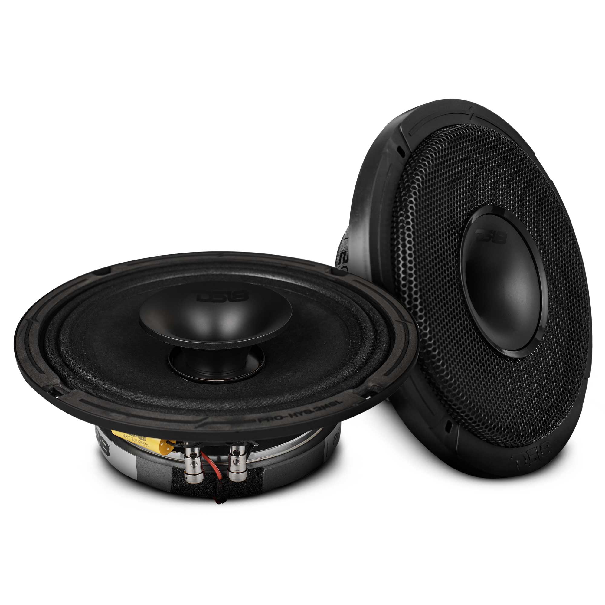 DS18 8" Hybrid Slim Loudspeaker with a 1" Compression Driver Horn