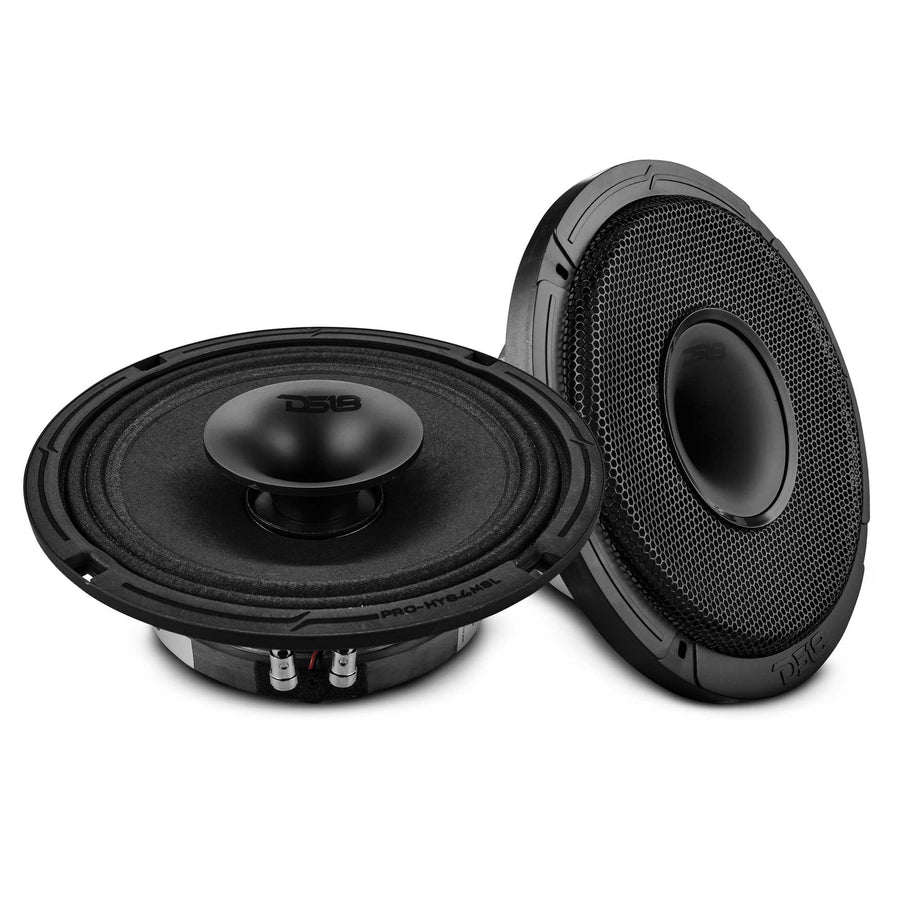 DS18 PRO-HY8.4MSL 8" Mid-Range Shallow Slim Loudspeaker with Built-in ...