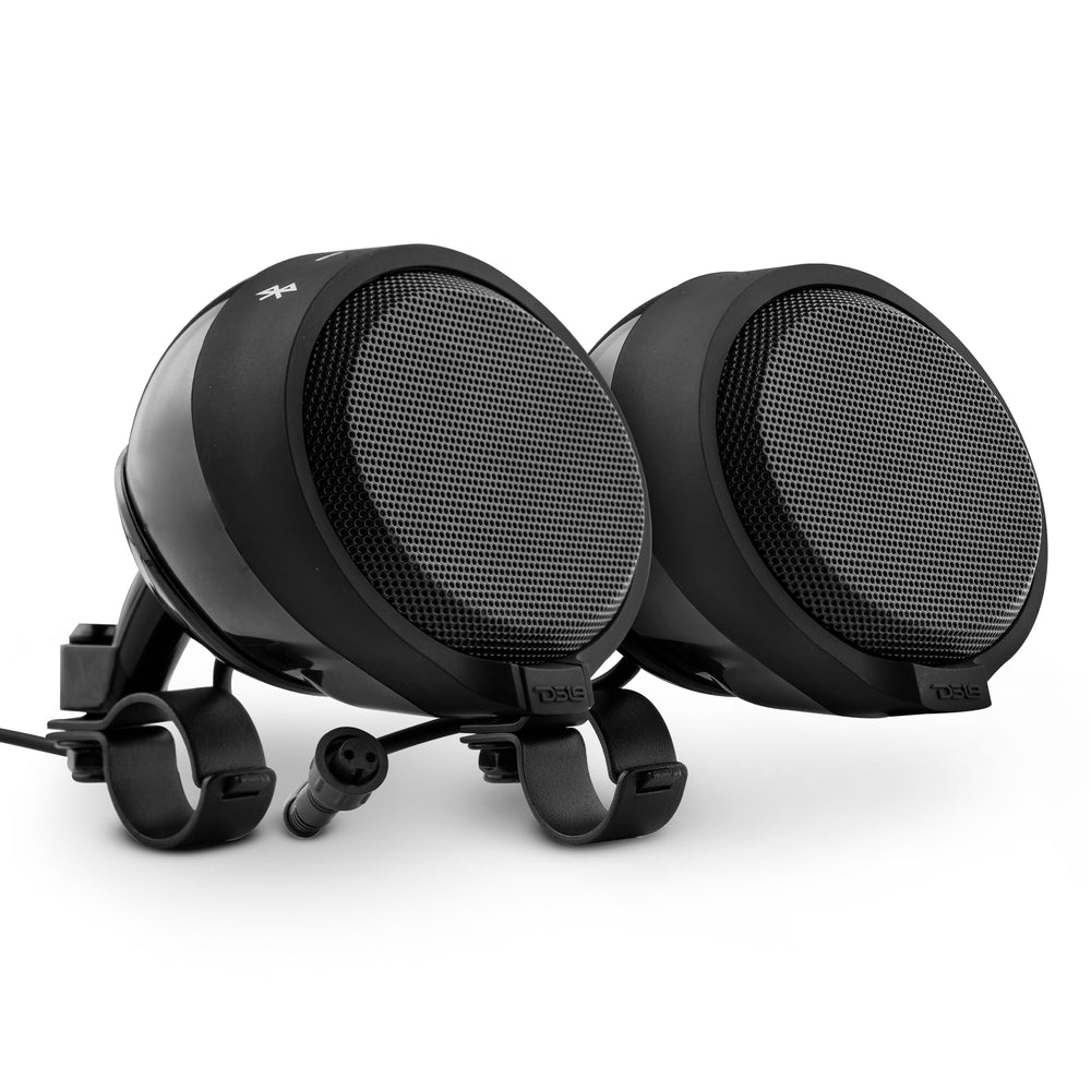 DS18 RYDERBT Amplified Handlebar Mount Bluetooth Speaker Pods