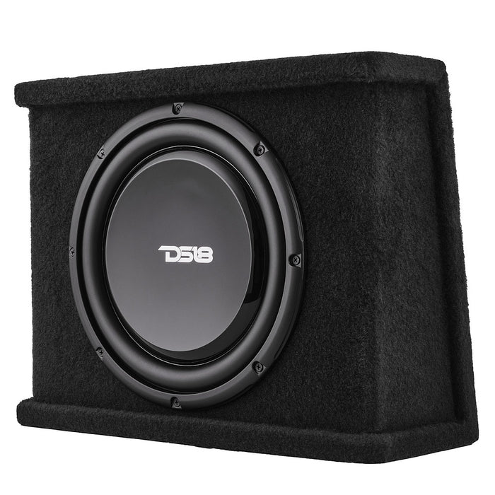 DS18 SB12 12" Loaded Shallow Subwoofer Enclosure - Car Audio