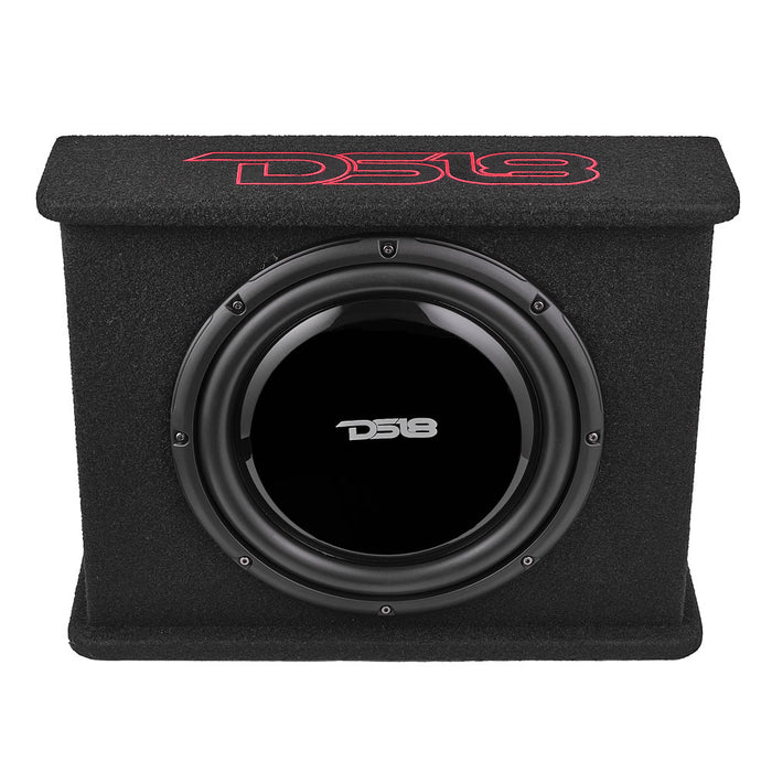 12" Loaded Amplified Shallow Subwoofer Enclosure 350 Watts Rms