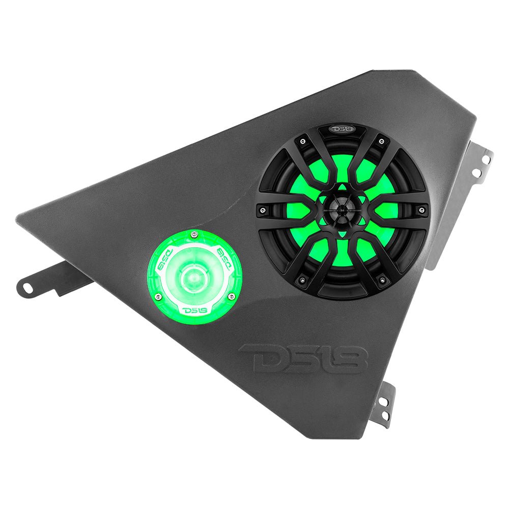 DS18 Polaris Slingshot Front Kick Panel 2 X 6.5" Speaker Enclosure
