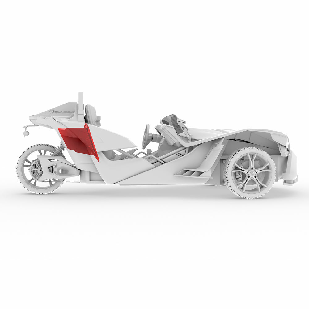 DS18 Polaris Slingshot Rear 10" Subwoofer Enclosure: Upgrade Your Sound ...