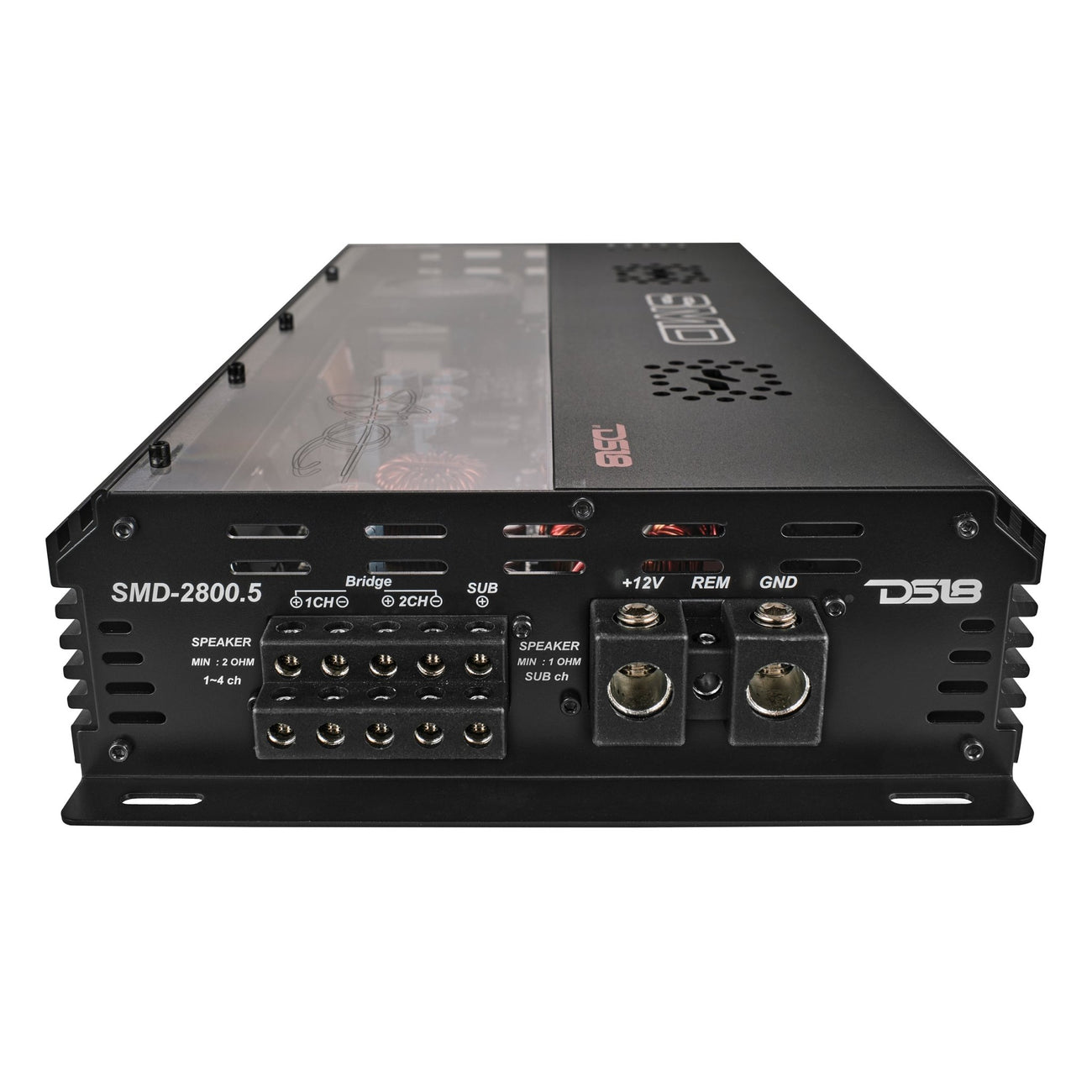 DS18 SMD 5-Channel Amplifier with VM-1 Voltmeter and Digital LED Lights ...