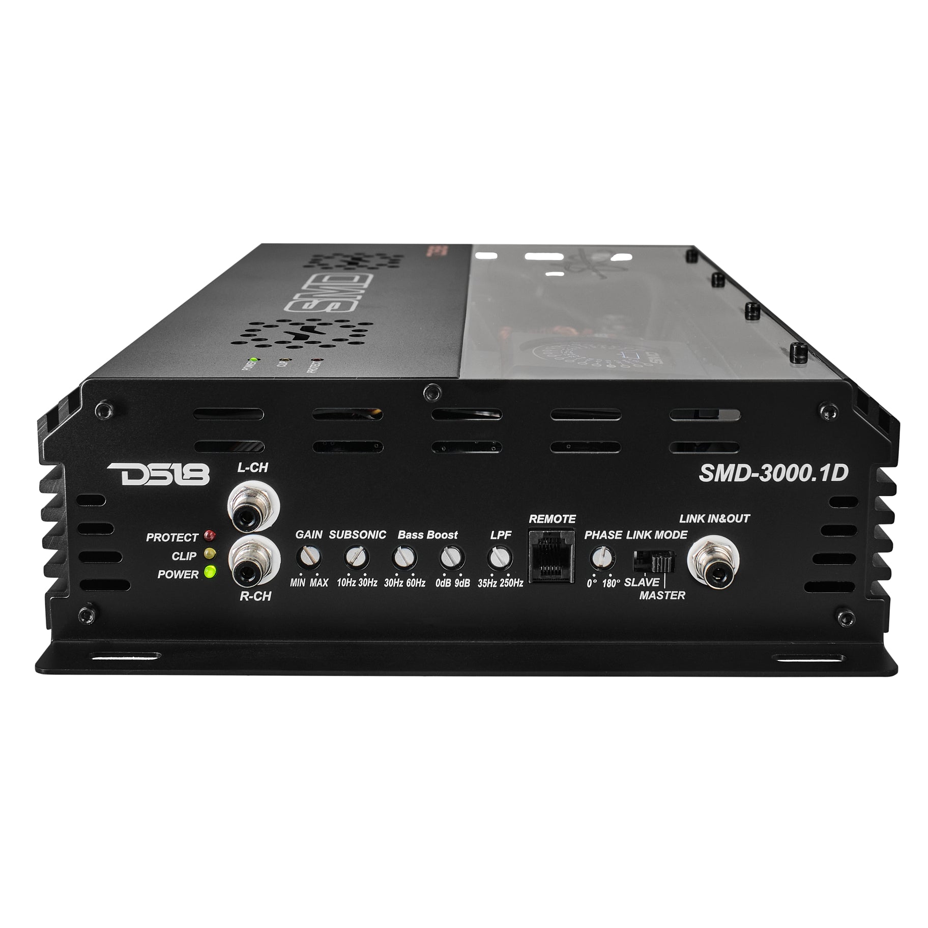 DS18 SMD Monoblock Amplifier with VM-1 Voltmeter and Digital LED Lights ...