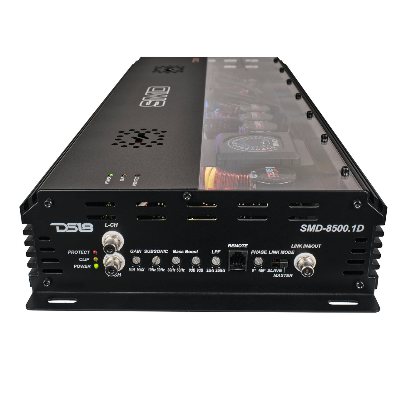 DS18 SMD Monoblock Amplifier with VM-1 Voltmeter and Digital LED Lights ...