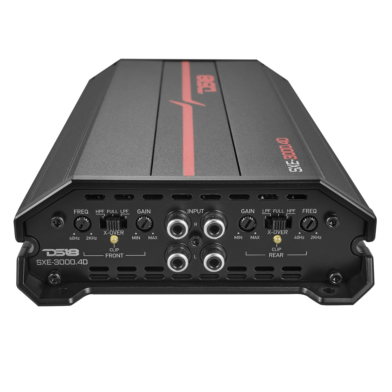 DS18 SXE-3000.4D Class D 4-Channel Full-Range Car Amplifier 200 x 4 RMS @ 4 OHM 3000 Watts
