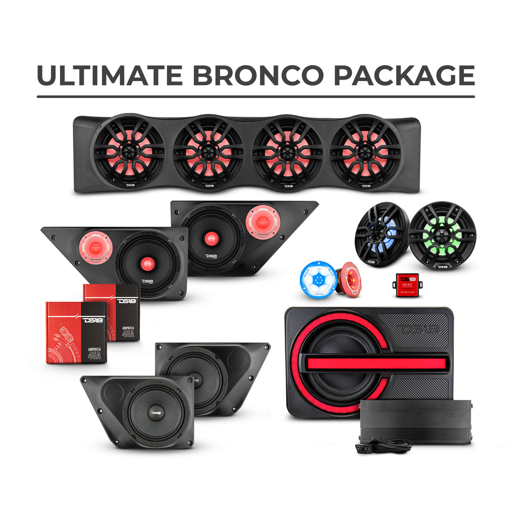 DS18 Bronco Audio | Upgrade your Bronco Sound System with DS18