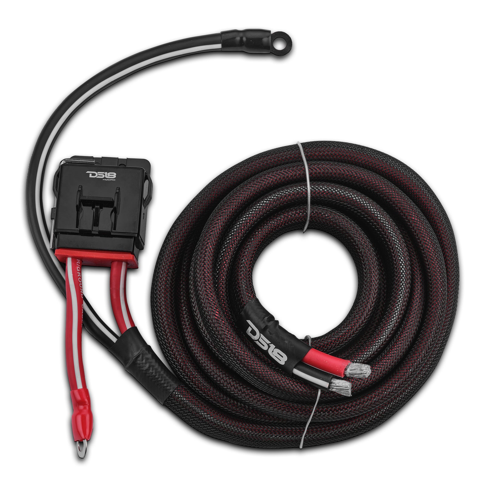 DS18 UTV 4-Gauge Power Harness Kit – 12ft Power & Ground Cables with ...