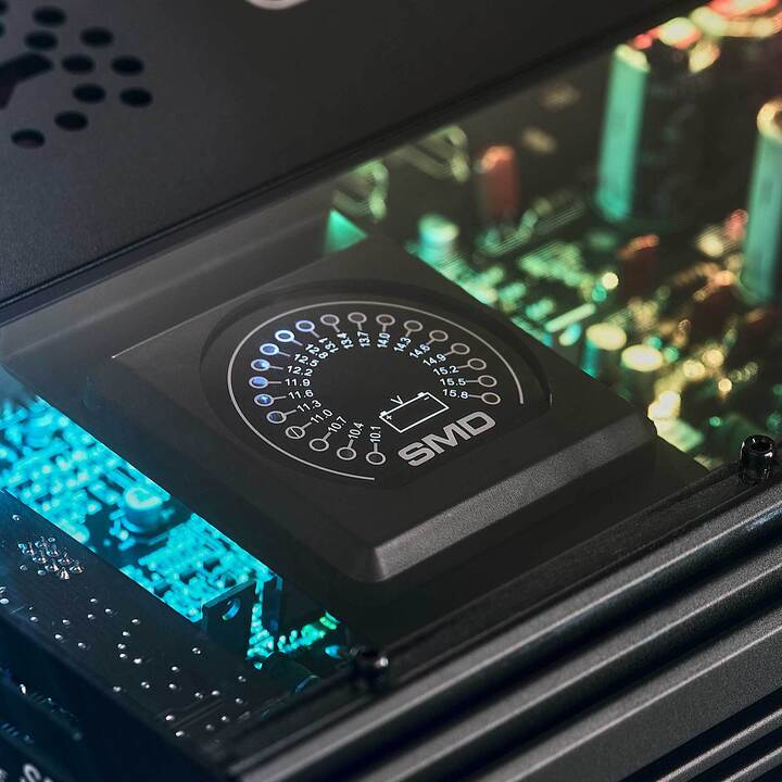 DS18 SMD Monoblock Amplifier with VM-1 Voltmeter and Digital LED Lights ...