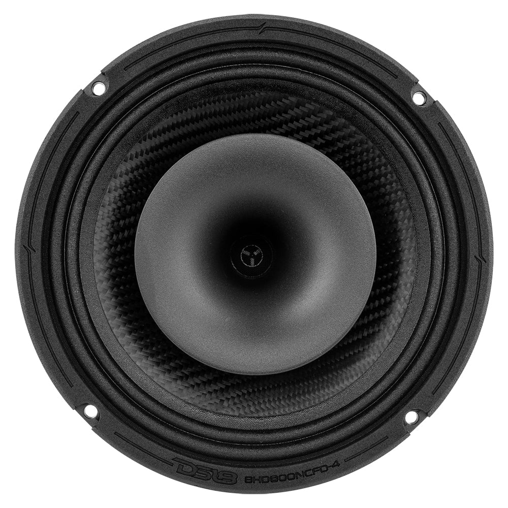 DS18 8HD800NCFD-4 8" Water Proof Carbon Fiber Mid-Bass with Hybrid ...